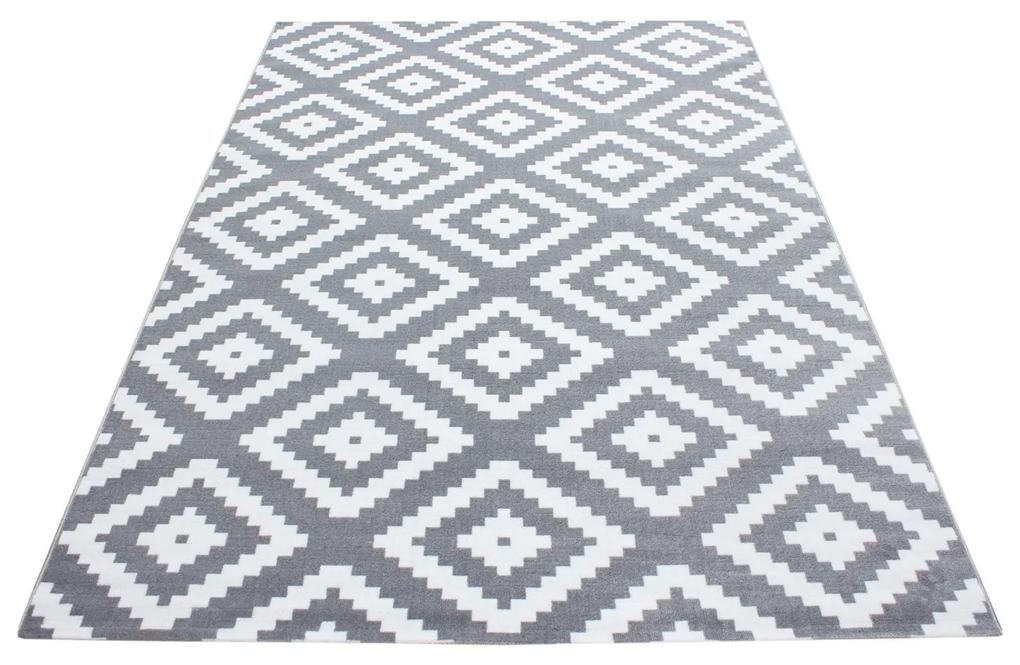 Ayyildiz Kusový koberec PLUS 8005, Šedá Rozměr koberce: 140 x 200 cm