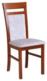 Jídelní židle MILANO 6 Bílá Tkanina 24Z
