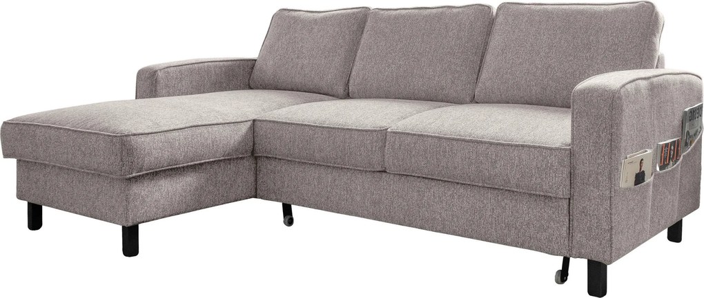XXXLutz ROHOVÁ SEDAČKA, textil, šedobílá MID.YOU - Sedací soupravy - 001454003201