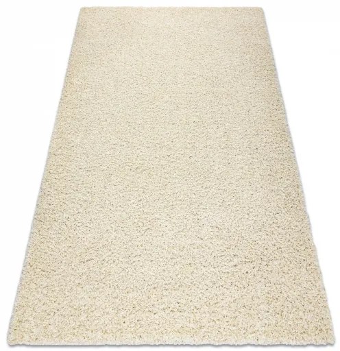 Kusový koberec jednobarevný SOFFI shaggy 5cm krémový Rozměr: 200x290 cm