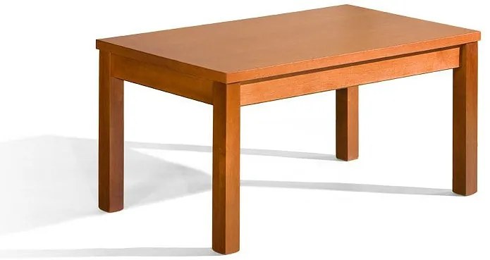 Dřevěný odkládací stůl Sierra, masiv olše, oranž