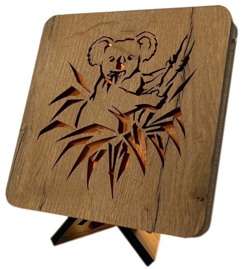 Li-Go "Koala" lampa 19x19cm provedení povrchu: bříza