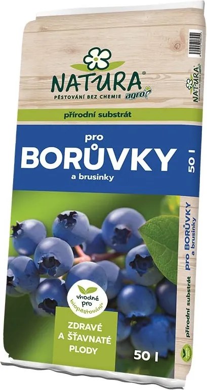 AGRO CS NATURA Substrát pro borůvky a brusinky 50 l 00519A
