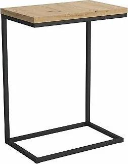 CZ Nábytkář - Kasvo Konferenční stolek PEN | Varianta: mramor tmavý / černá konstrukce