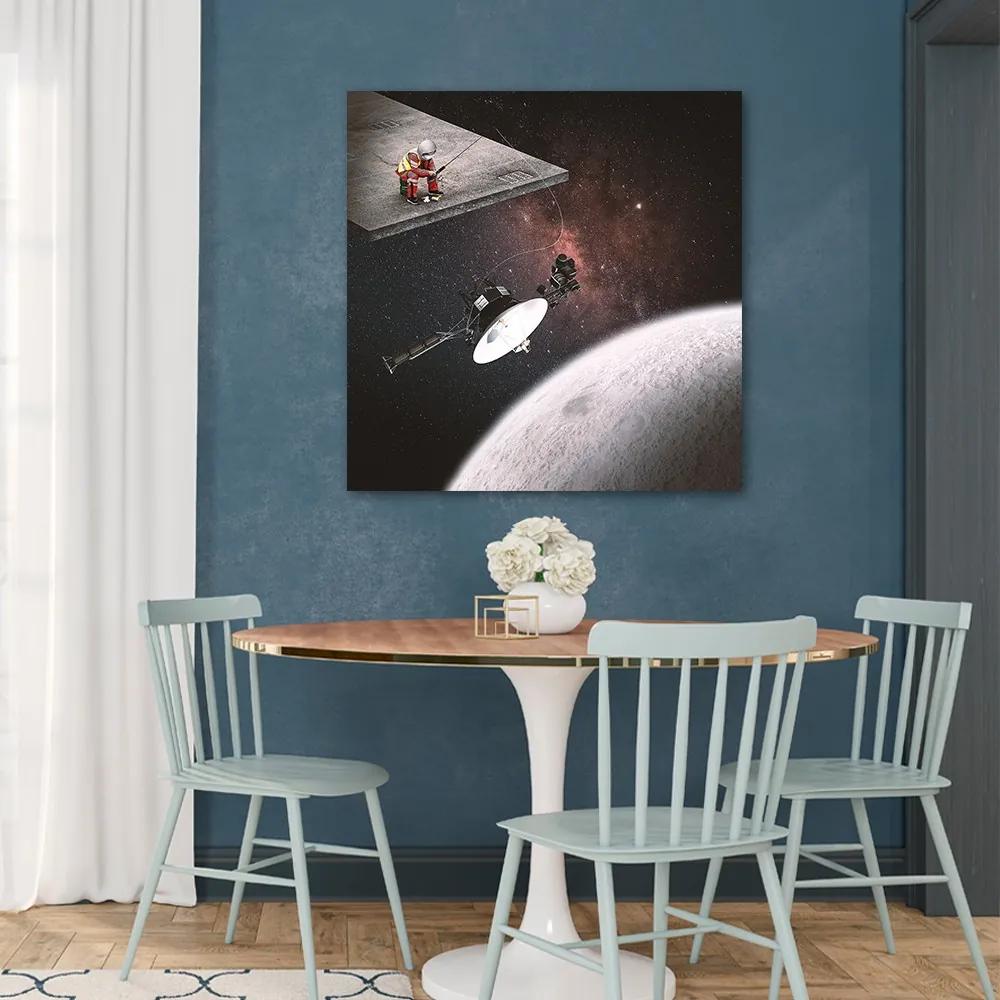 Gario Obraz na plátně Rybaření ve vesmíru - Zehem Chong Rozměry: 30 x 30 cm