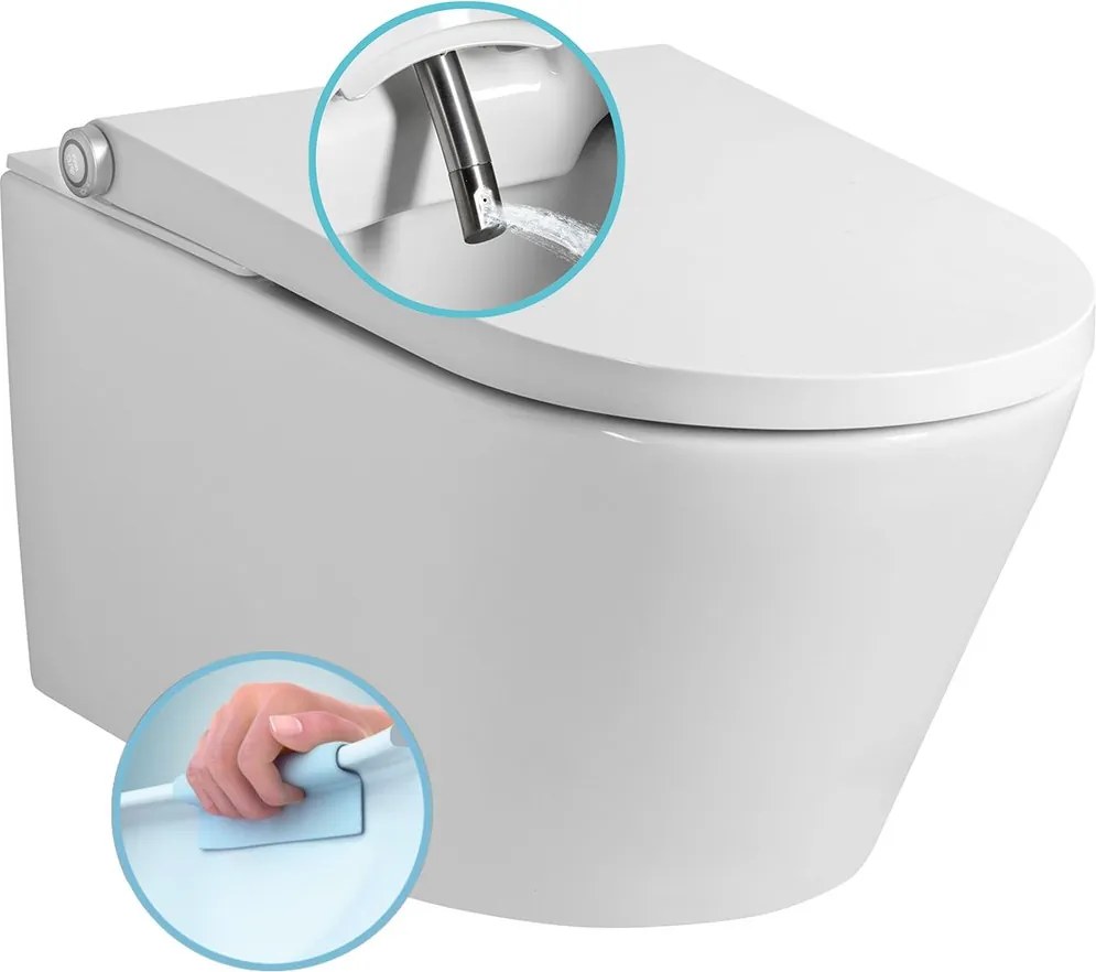Sapho Sapho, VEEN CLEAN závěsné WC s integrovaným elektronickým bidetem