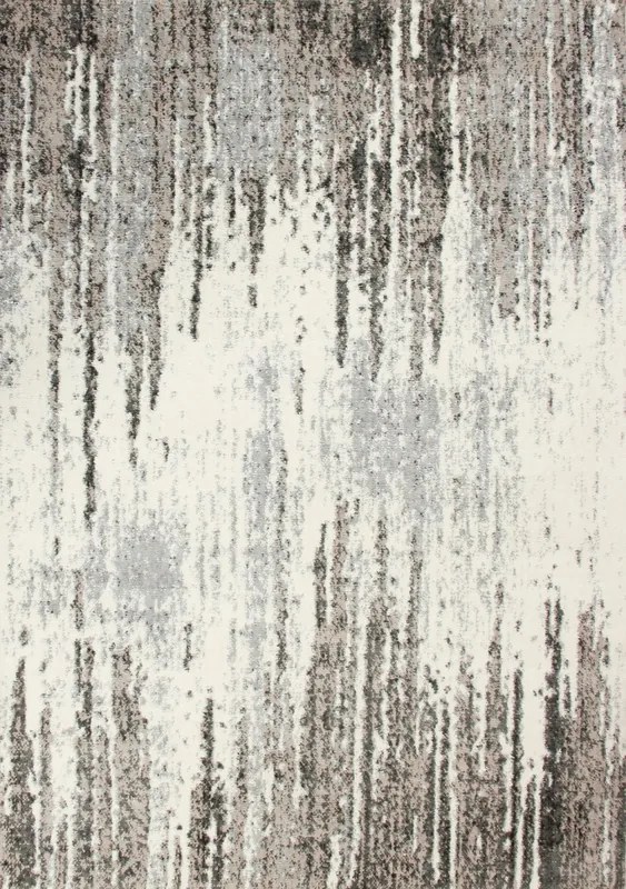Makro Abra Kusový koberec SLIM AG57A bílý / tmavě šedý 70 x 140