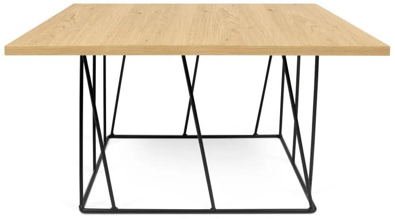 Konferenční stolek s černými nohami TemaHome Helix, 75 x 120 cm
