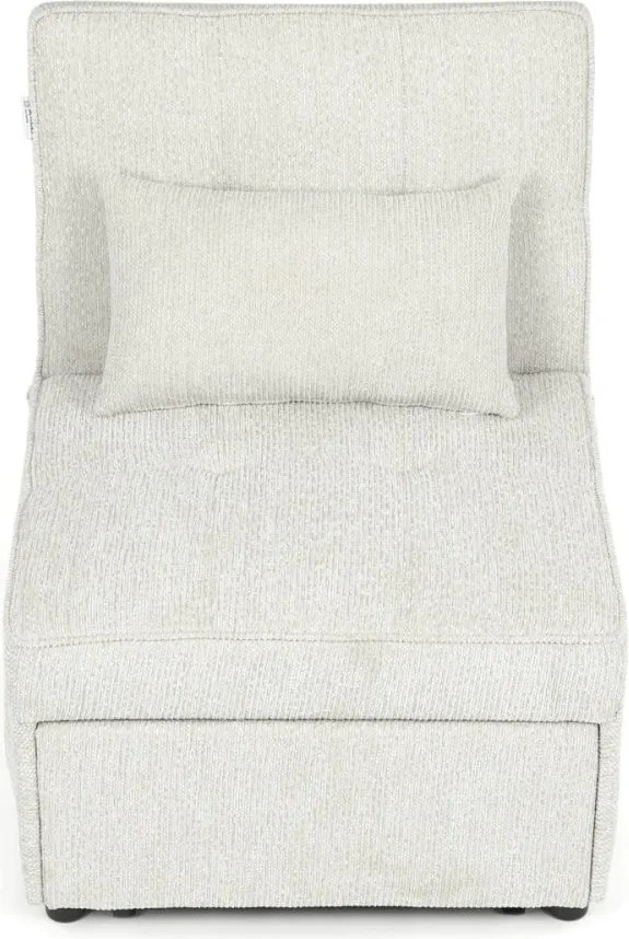 Rozkládací křeslo ASB-C3210 CRM2, látka, béžová Šedá