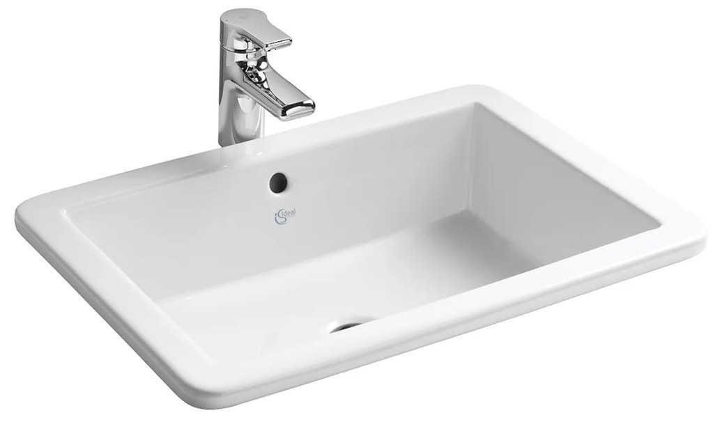 Zápustné umyvadlo Ideal Standard Strada 59,5x43,5 cm bez otvoru pro baterii K078001