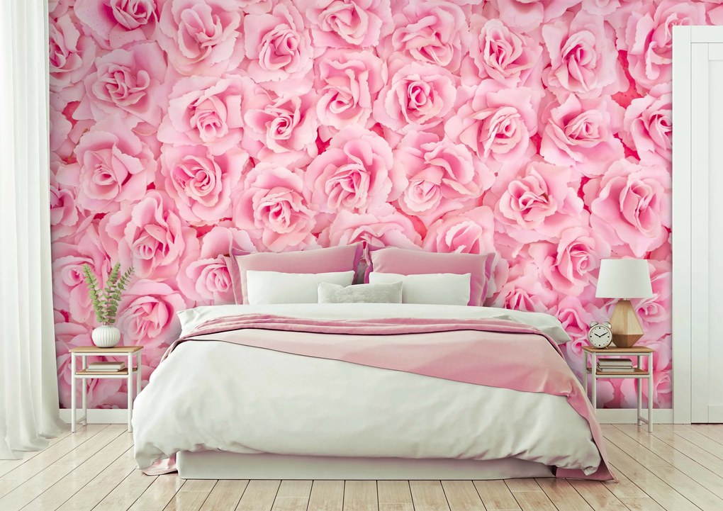 Malvis ® Tapeta Stěna z růží Vel. (šířka x výška): 504 x 310 cm