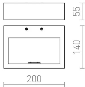 RED - Design Rendl - R12595 - LED Nástěnné svítidlo NEMAN LED/10W/230V