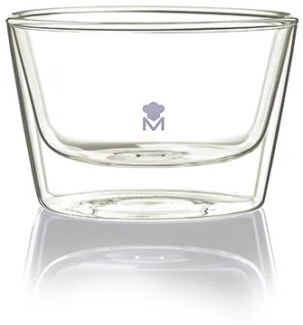 Mísa z borosilikátového skla Masterpro Barware Mixology / dvojitá stěna / 510 ml