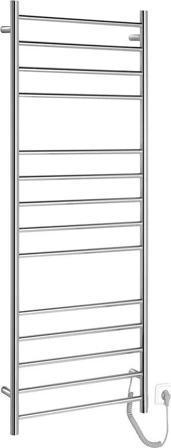 Sapho Sapho, REDONDO elektrický sušák ručníků, kulatý, 600x1500 mm, 130 W, leštěná nerez, ER250V