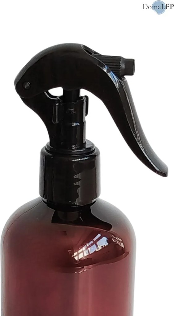 Dávkovač na mýdlo 300 ml hnědý s černým rozprašovačem MINI BELA