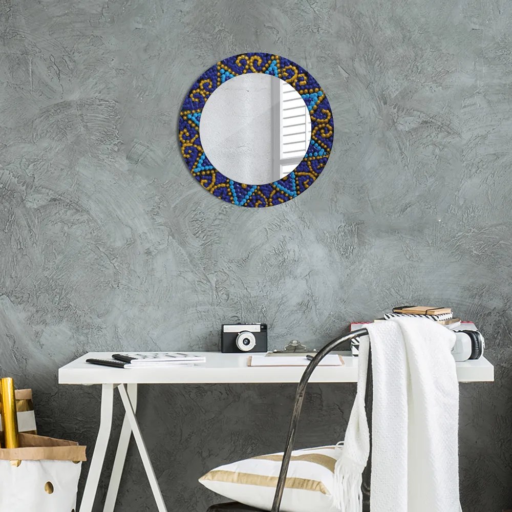 Kulaté dekorativní zrcadlo Dekorativní složení fi 50 cm