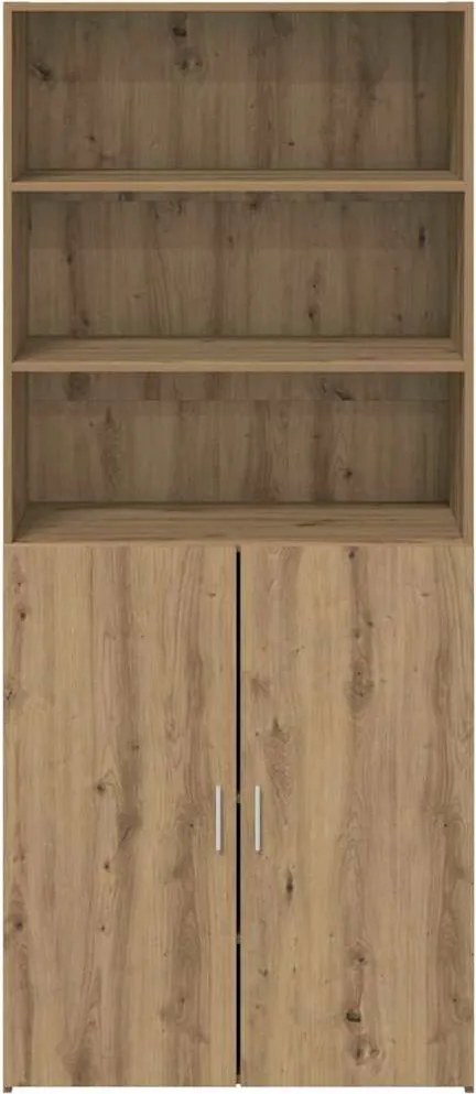 Vysoký bufet Artisanový dub 80 x 42,5 x 185 cm Kompozitní dřevo 3402633