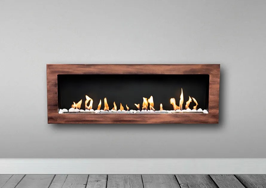 BIO FLAME biokrb Easy L Close Patina Mědená 115x40 cm