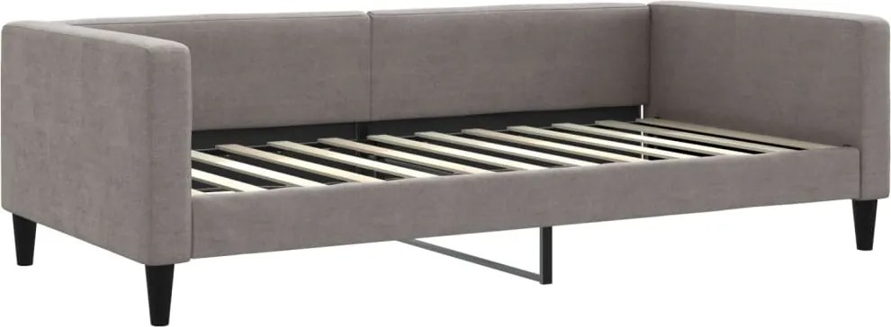 Válenda s přistýlkou taupe 100 x 200 cm textil 3196586