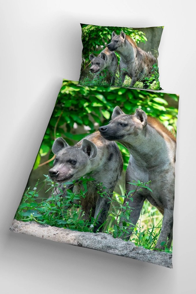 3d povlečení s hyenou - Hyena Hyena 140x200 cm