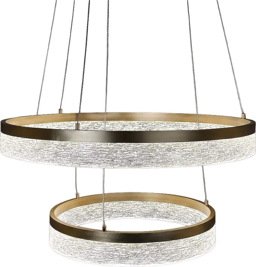 Závěsné LED svítidlo Gala, 2x LED 54w, 4000k, g