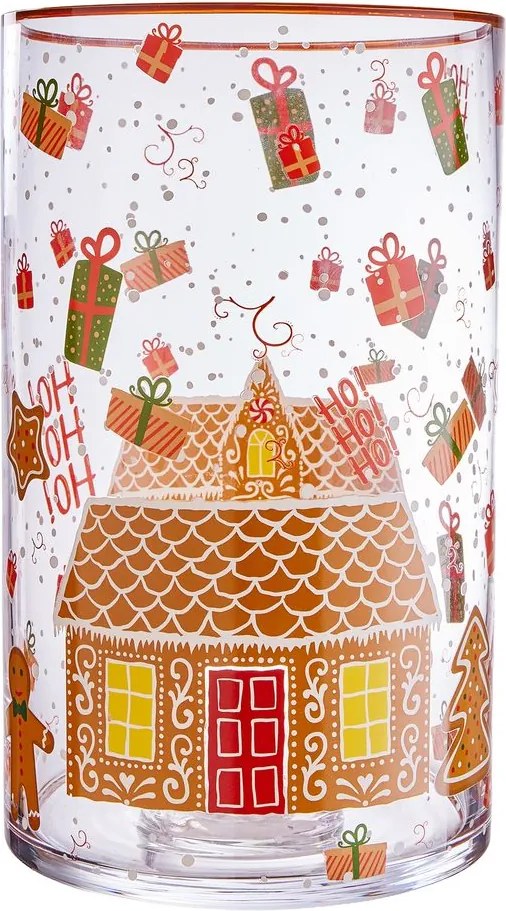 CHRISTMAS DELIGHT Lucerna perníkový panáček 30 cm
