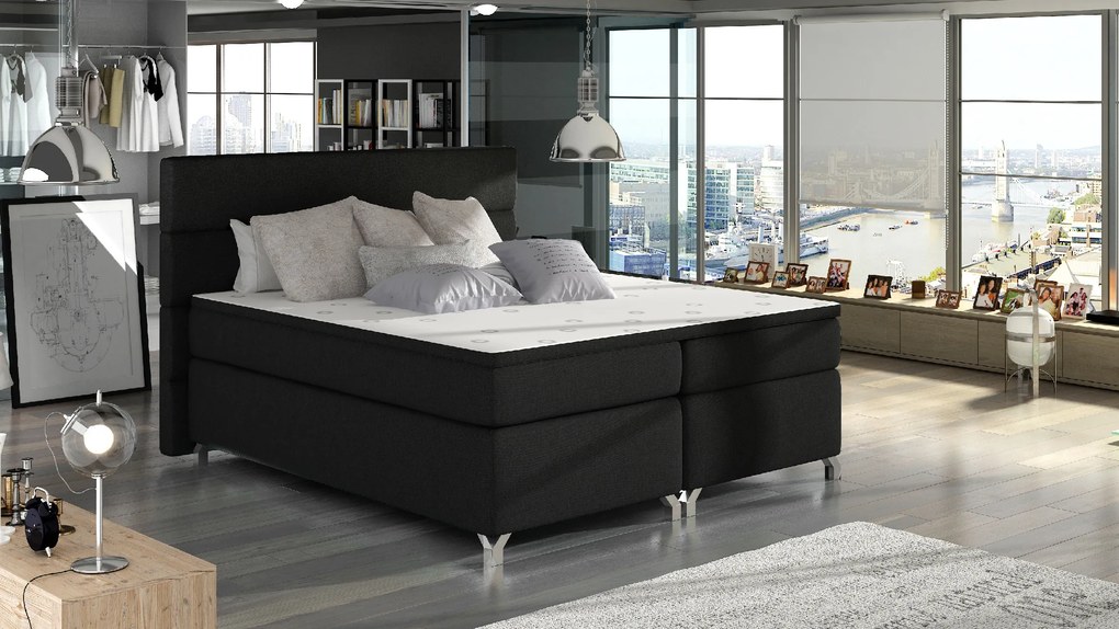 Amadeo boxspring postel 180X200 Materiál / Dekor: Rivera 36