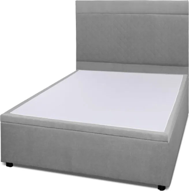 Postel Fro Pik 120x200 s roštem, úložným prostorem Mono 246, šedá