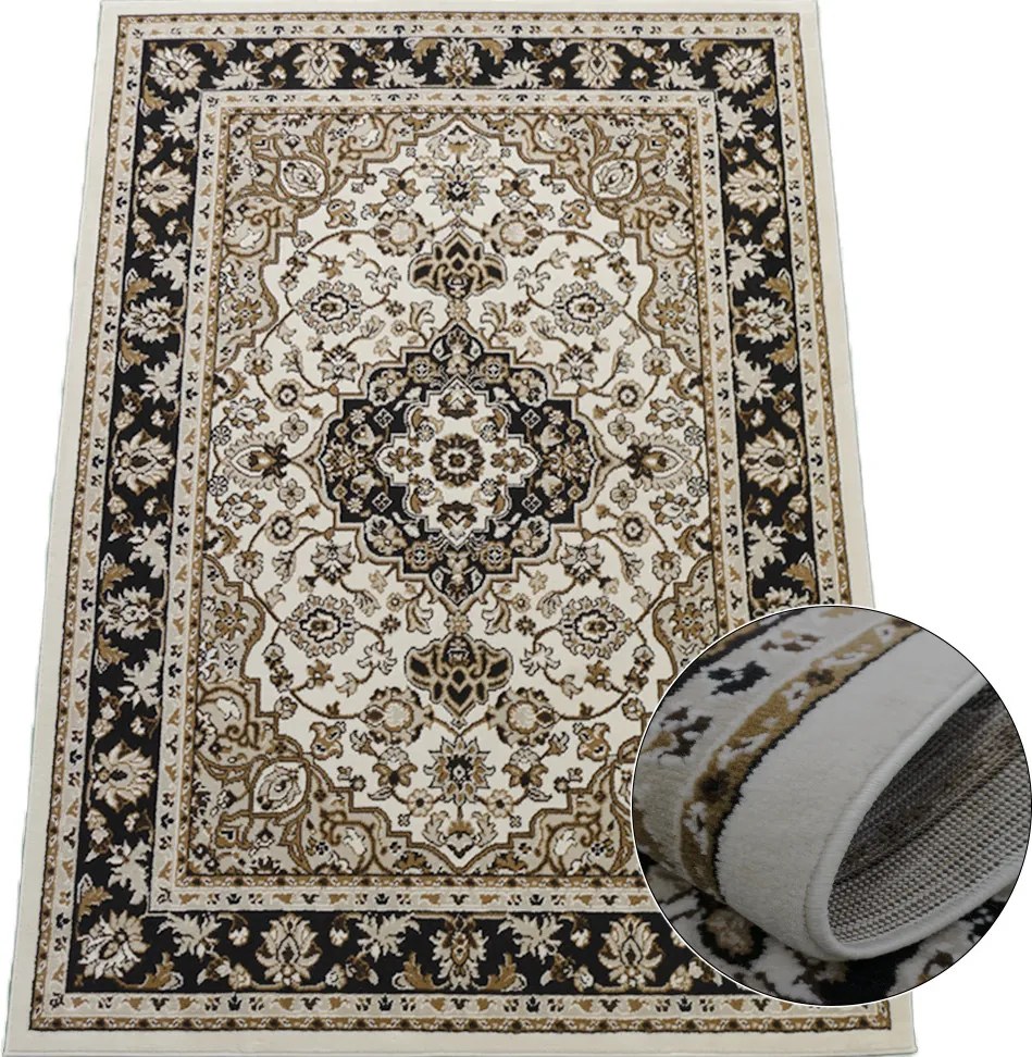 BE Koberec Lotus 9306 BEIGE - béžový obdélníkový Rozměr: 120x180 cm