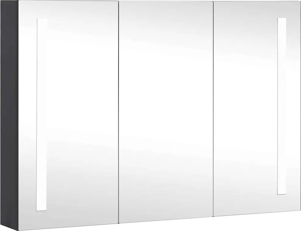 LED koupelnová skříňka se zrcadlem 89 x 14 x 62 cm 325544