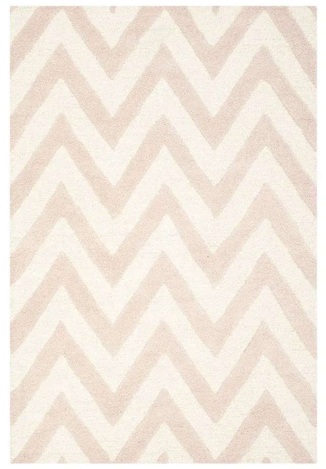 Vlněný koberec Safavieh Stella Powder, 121 x 182 cm