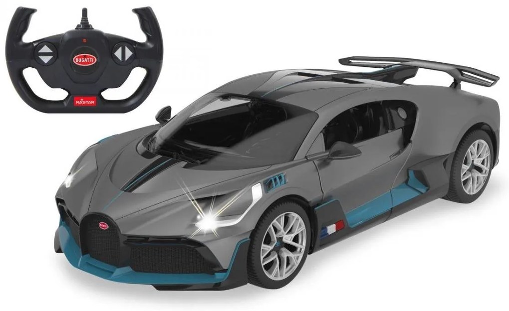 Rc auto bugatti divo 1:14 šedý 2,4ghz otvíratelné dveře