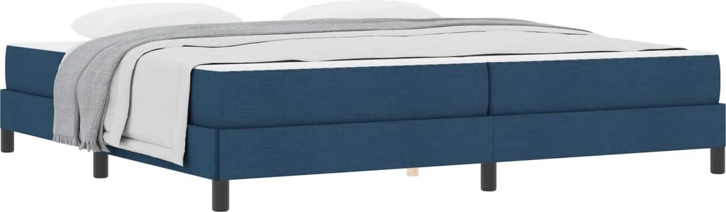 Postel s boxspringem Modrá 200 x 200 cm textil 3398520