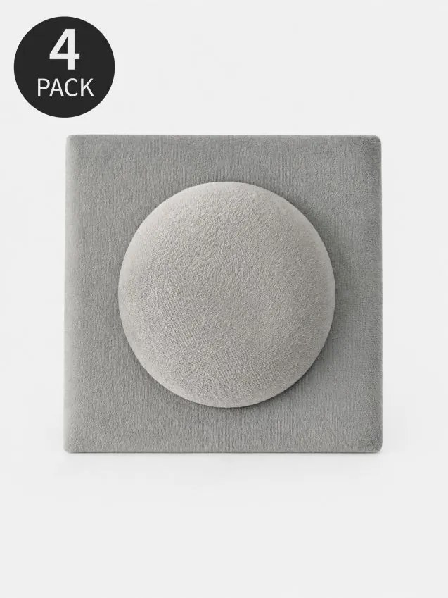 Sinsay - Čalouněné nástěnné panely ve tvaru kostek 4 pack - zelená