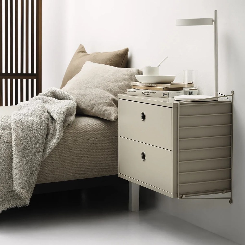 STRING Komoda Chest with Drawers 78 x 30 cm, Beige