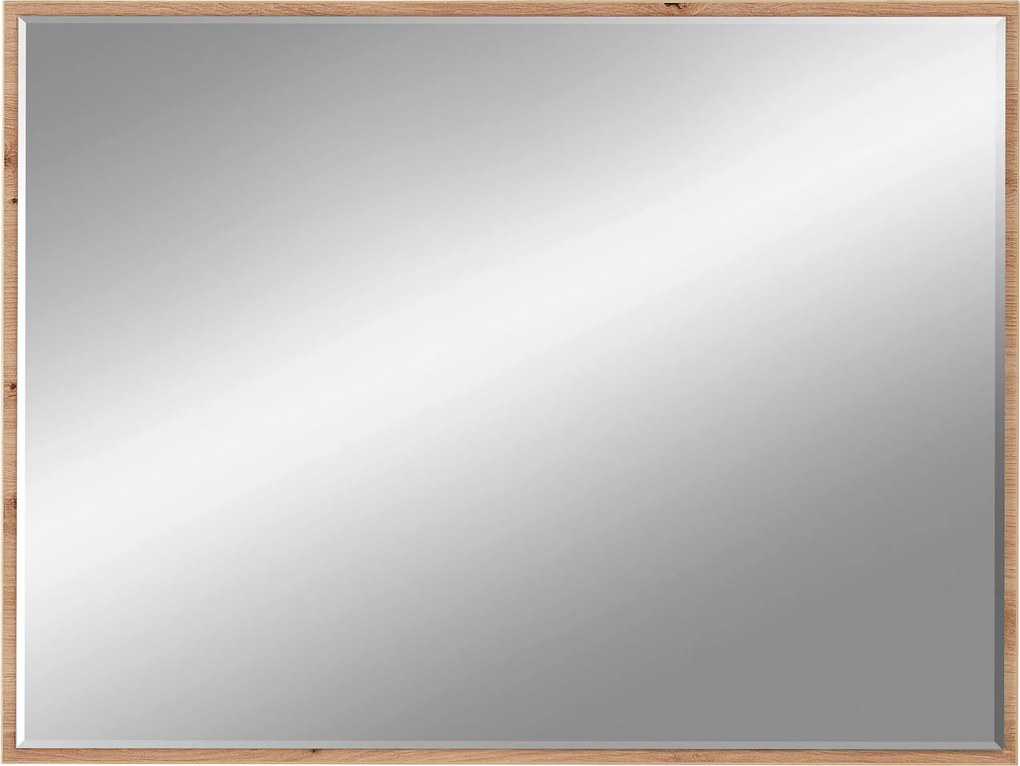 XXXLutz NÁSTĚNNÉ ZRCADLO, 80/60/2 cm, Voleo - Šatní skříně - 002737045512