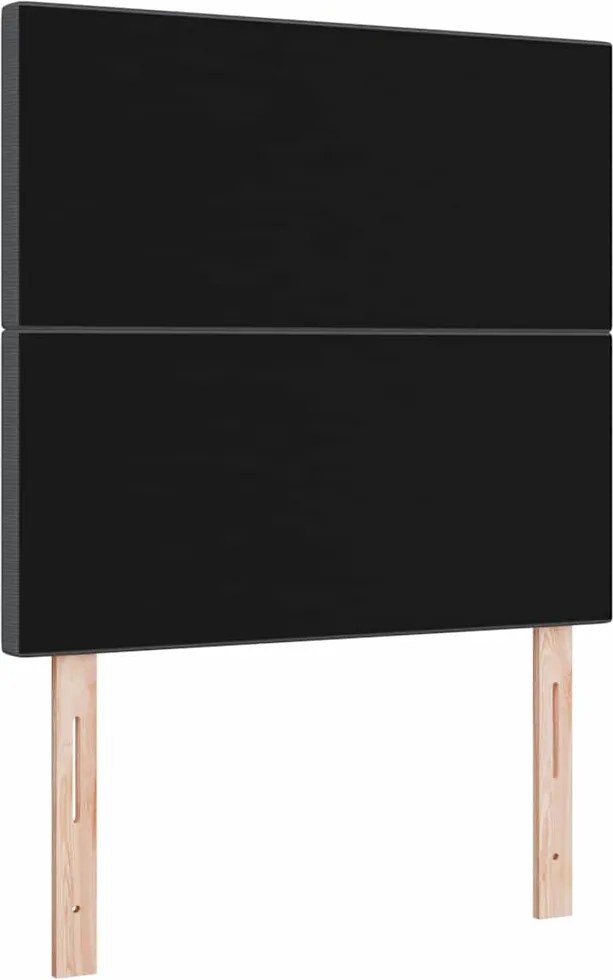 Čelo postele Tmavě šedá 80 cm Žebrovaná látka 3337713