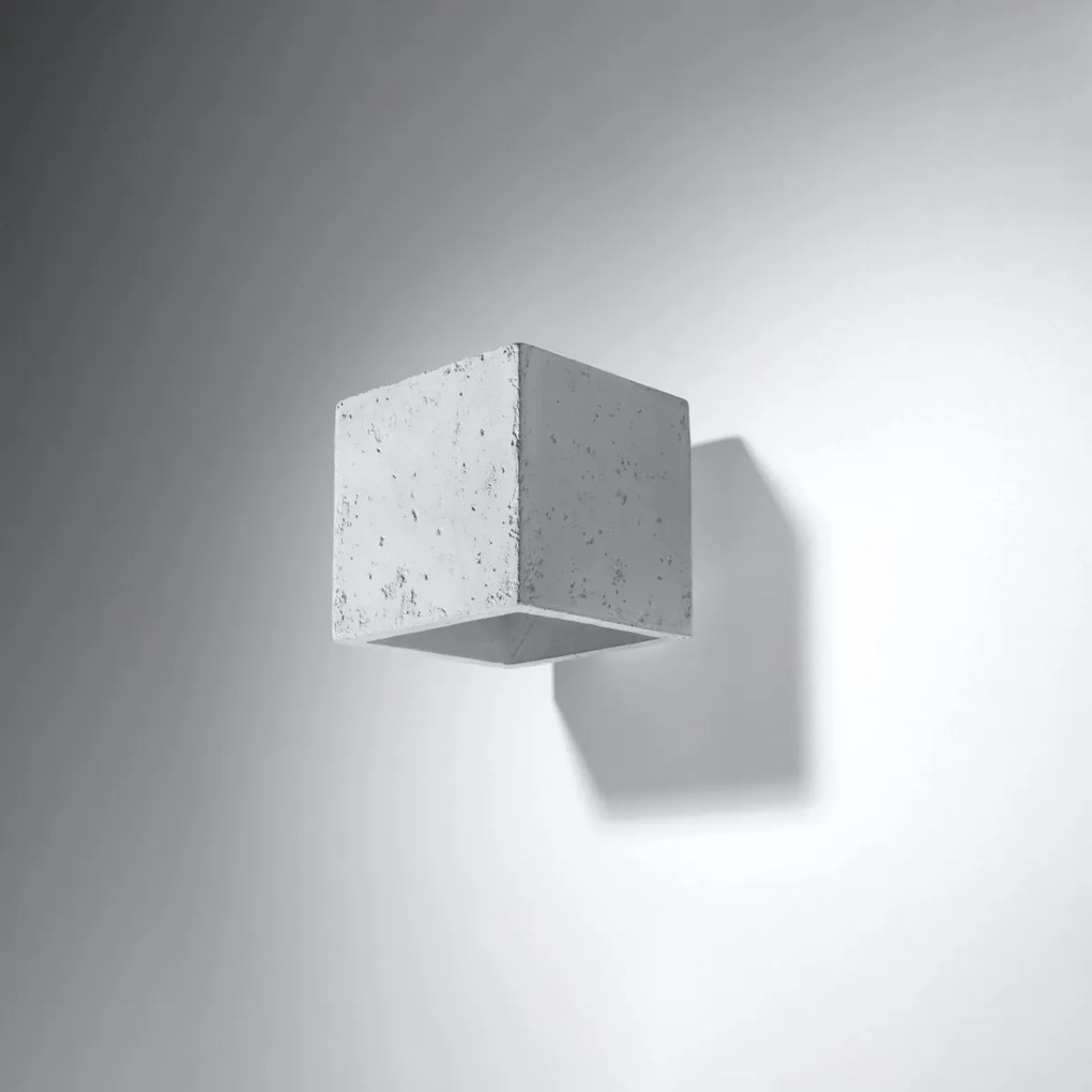 Sollux Lighting Nástěnné svítidlo QUAD beton