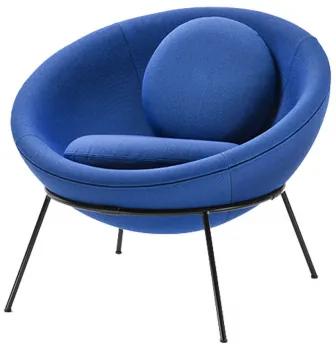 Bowl chair modrá Arper