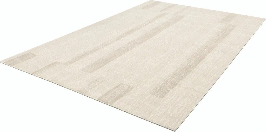 Béžový vlněný koberec 240x340 cm Agnus Brush Lines – Agnella