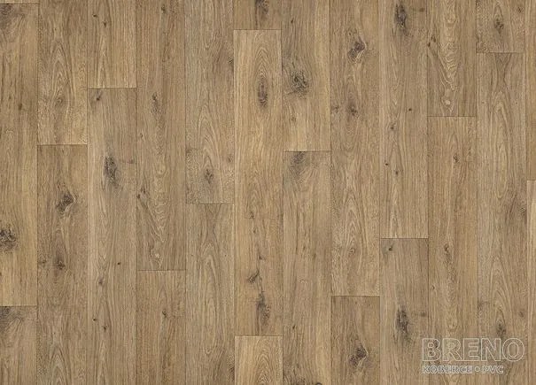 Breno PVC MAXIMA PLUS Ohrid Oak S43 (591-02) – tmavší dřevo, šíře 400 cm