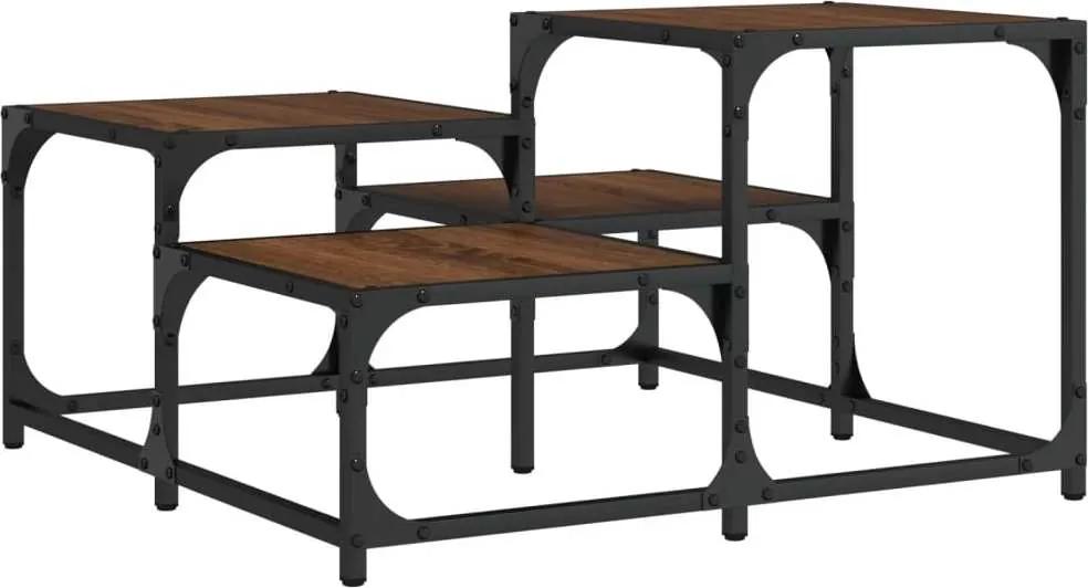 vidaXL Konferenční stolek 68 x 68 x 40 cm kompozitní dřevo [837751] Barva: šedá sonoma