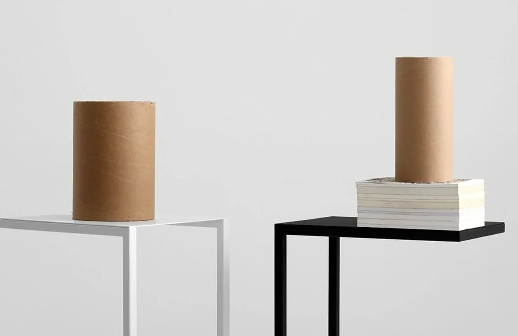 Nordic Design Černý kovový odkládací stolek Volme 30 cm