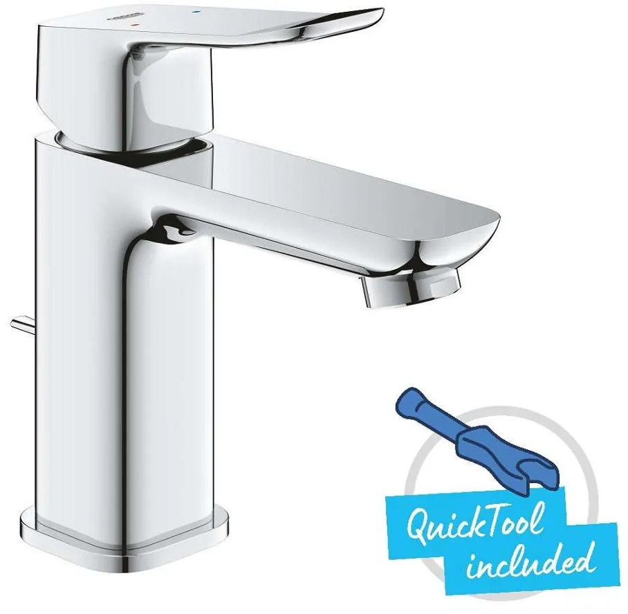 Grohe Dice - Umyvadlová baterie s výpustí, chrom 1018560000