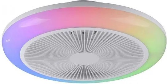 LD 14623-16 LED stropní svítidlo s ventilátorem BRANDA bílé RGB CCT, RGB/3000-6500K - JUST LIGHT