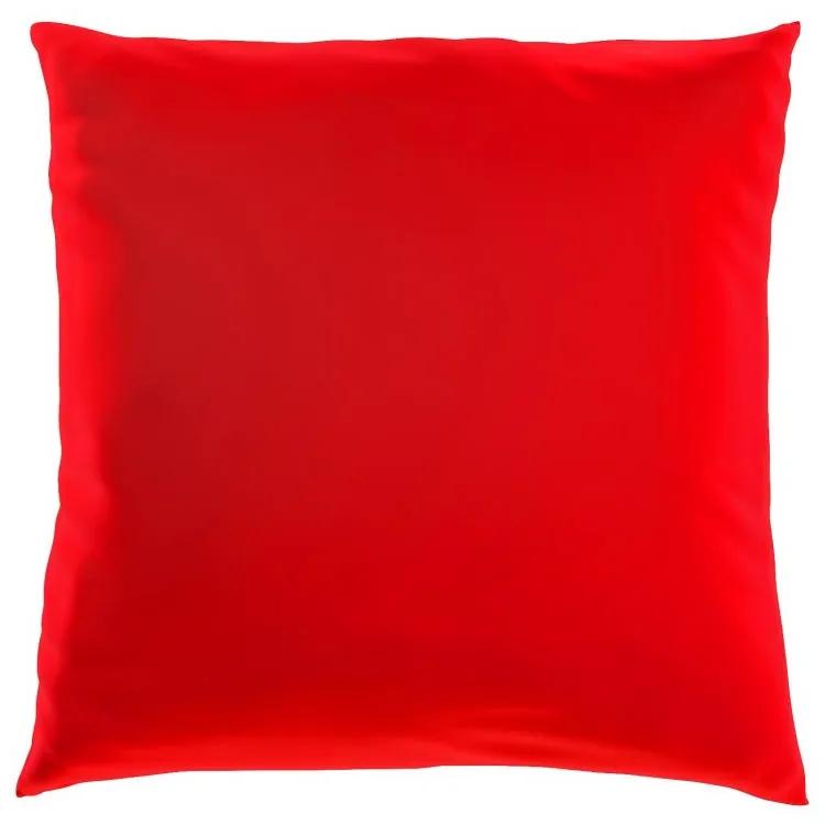 Kvalitex Povlak na polštář saténový červený 45x60cm cm