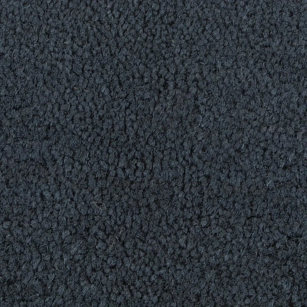 Rohožka před dveře tmavě šedá 50 x 80 cm kokosové vlákno 155587