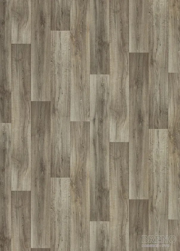 Breno PVC PURETEX Lime Oak 960L – tmavší dřevo, šíře 400 cm