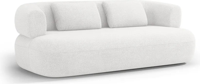 Slonovinová pohovka z textilie bouclé 178 cm Jenny – Micadoni