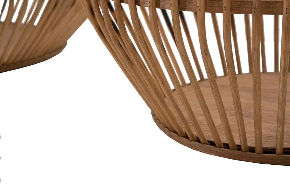 Sada úložných košíků Saathvik 47 cm hnědá